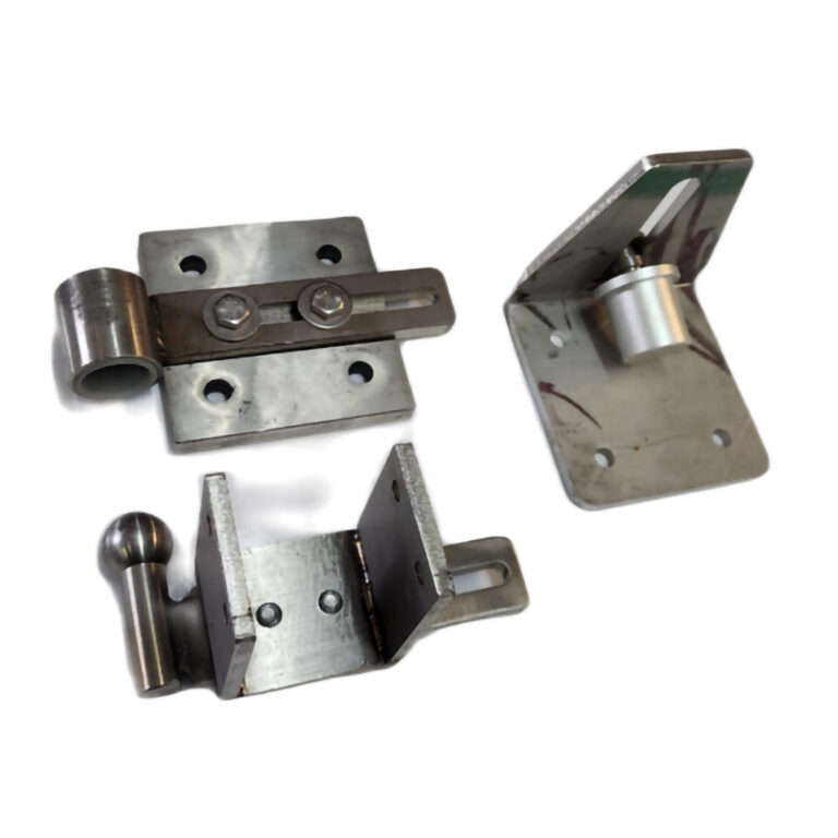 Stainless Steel LHS Rising Hinge Set - Aluminium Gates and Automation